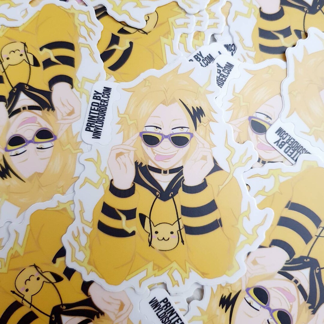 Casual Electric Boy Vinyl Sticker Hero School - Etsy