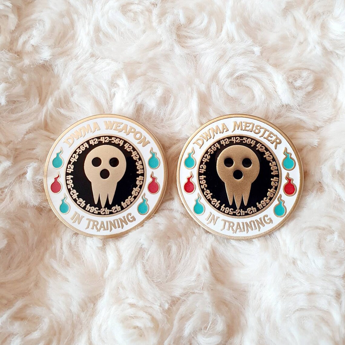 DWMA Weapon and Meister in Training Enamel Pins Soul Eater - Etsy