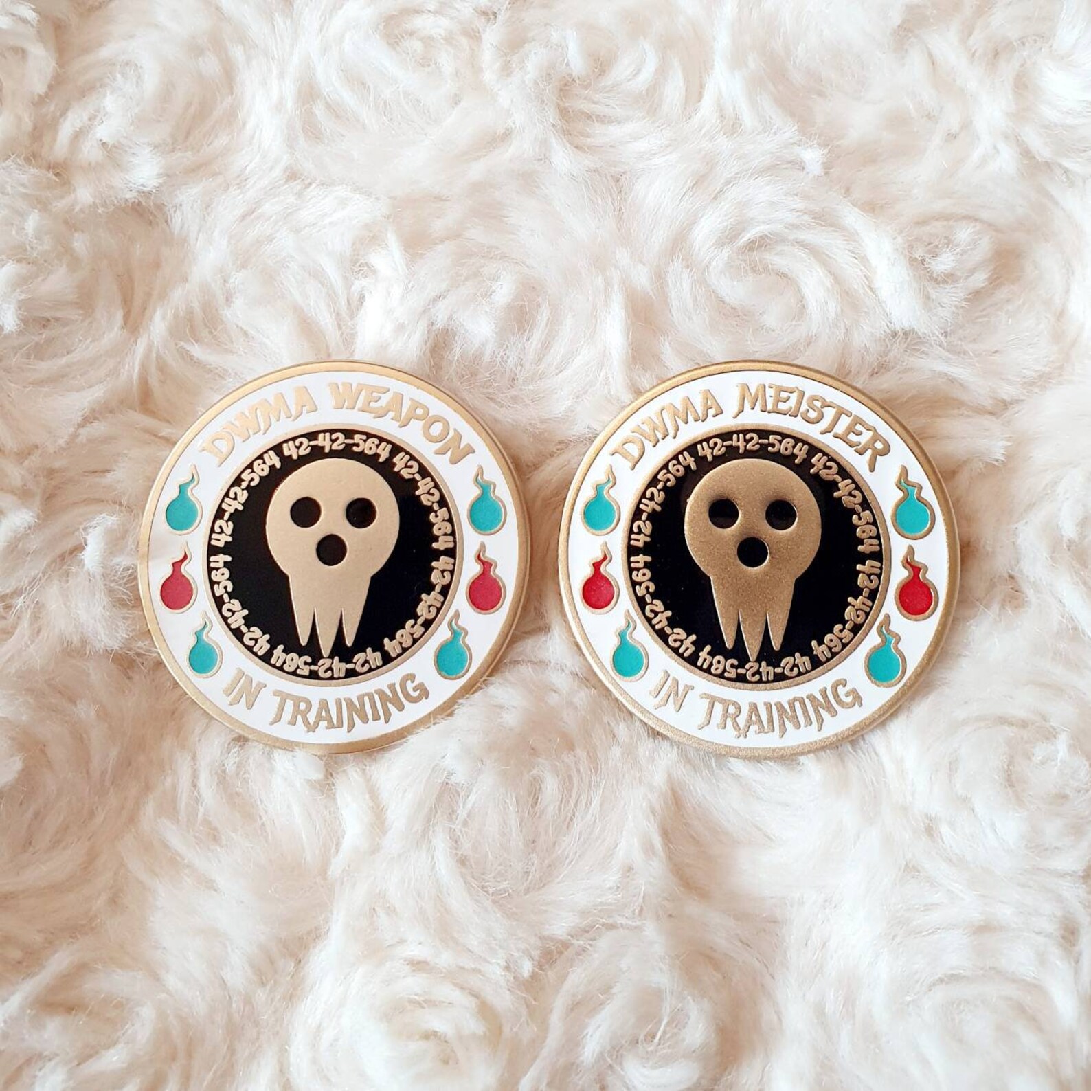 DWMA Weapon and Meister in Training Enamel Pins Soul Eater - Etsy