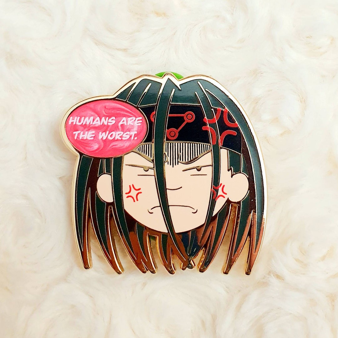 Homunculus Envy Enamel Pin Humans Are the Worst - Etsy