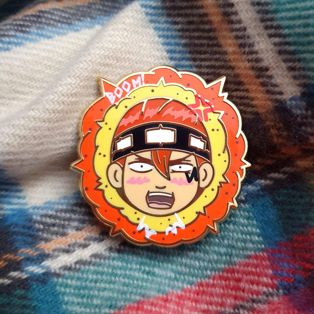 Explosion Anime Wizard Magical Mascot Enamel Pin - Etsy