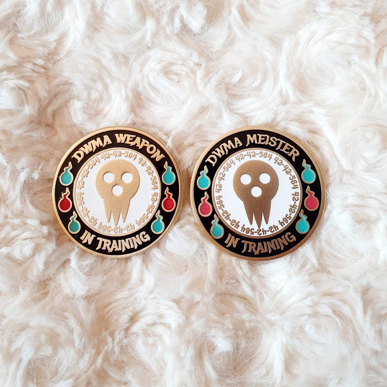 DWMA Weapon and Meister in Training Enamel Pins Soul Eater | Etsy
