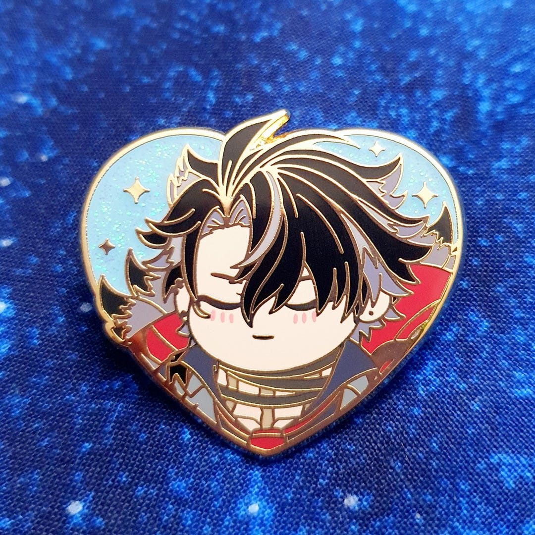 Duke Wriothesley Enamel Pin Genshin Impact Fontaine Mochis of Teyvat - Etsy