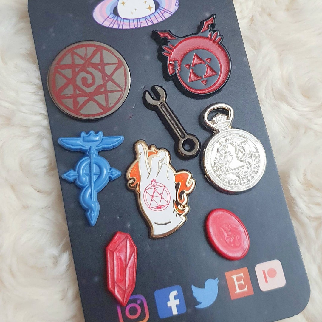 Mini Alchemist Enamel Pin Set FMA - Etsy