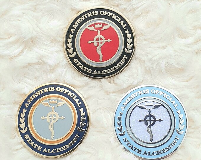 Amestris Official State Alchemist Enamel Pin - Etsy