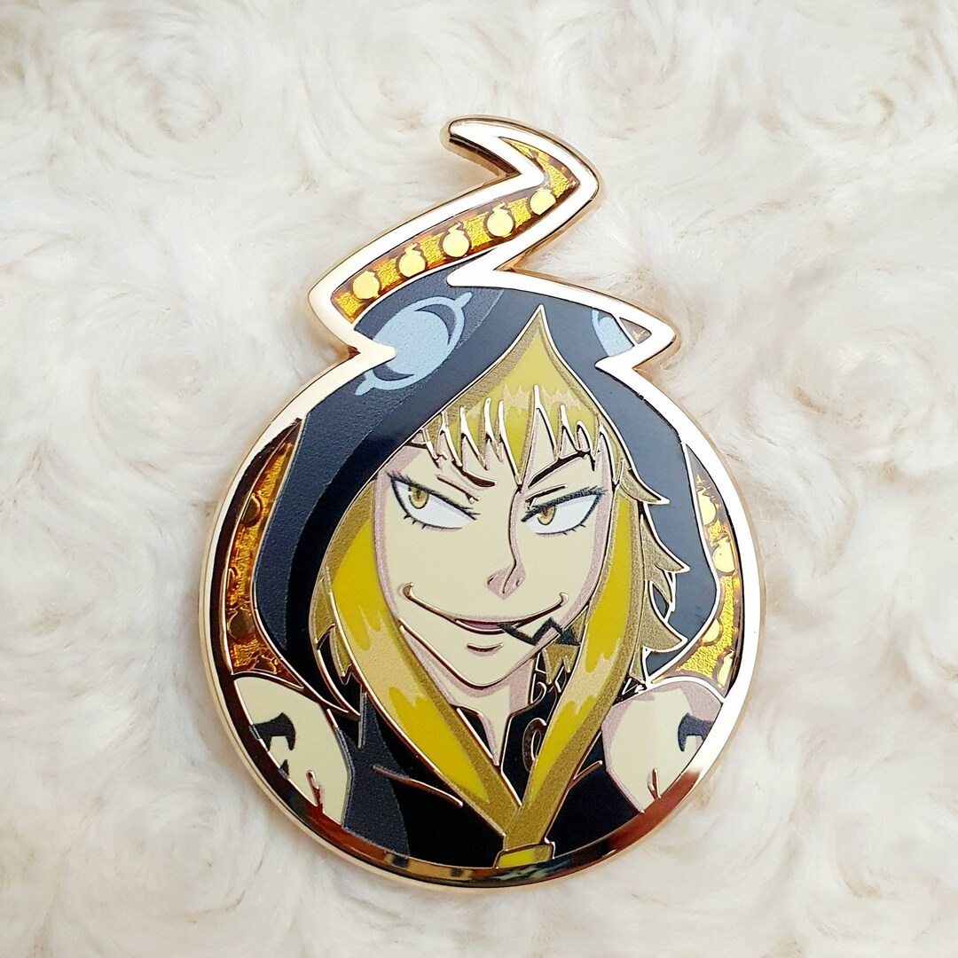 Medusa Enamel Pin Soul Eater - Etsy
