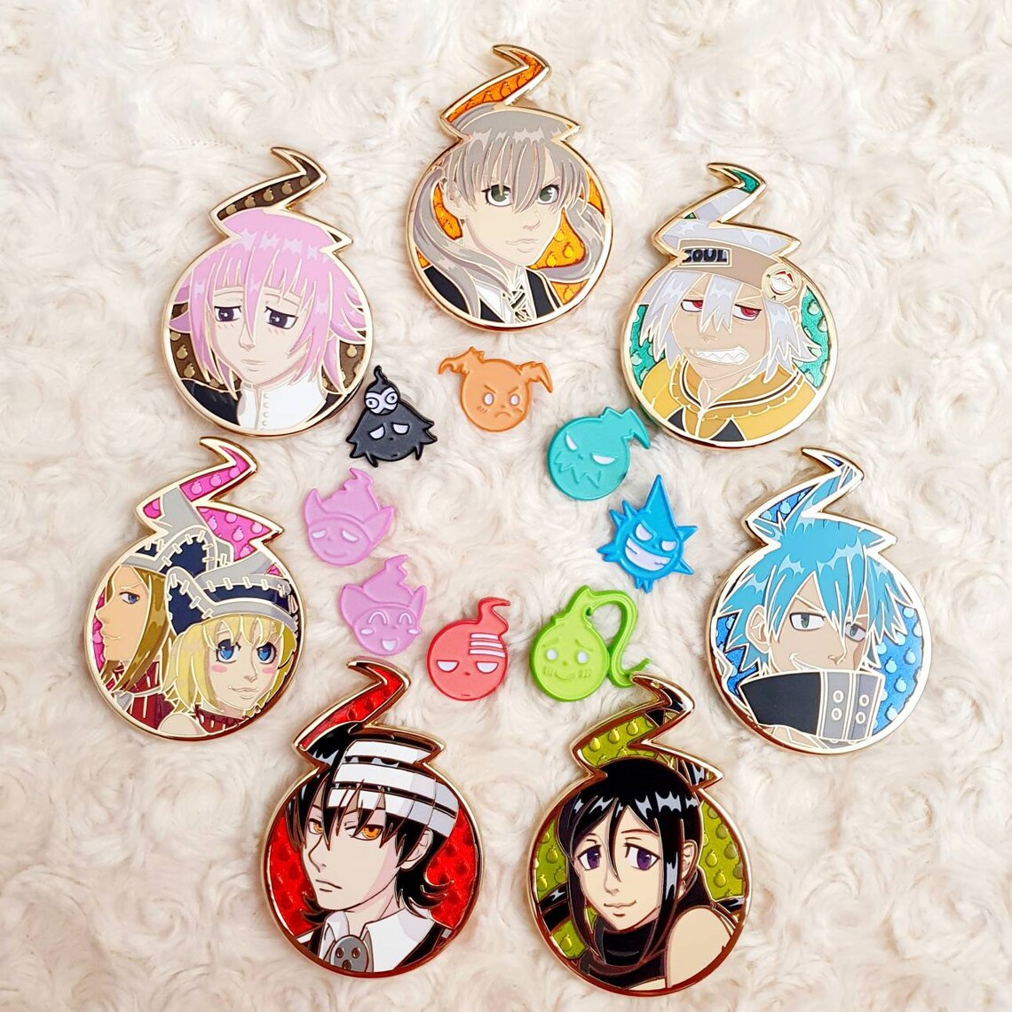 Blackstar Enamel Pin Soul Eater - Etsy