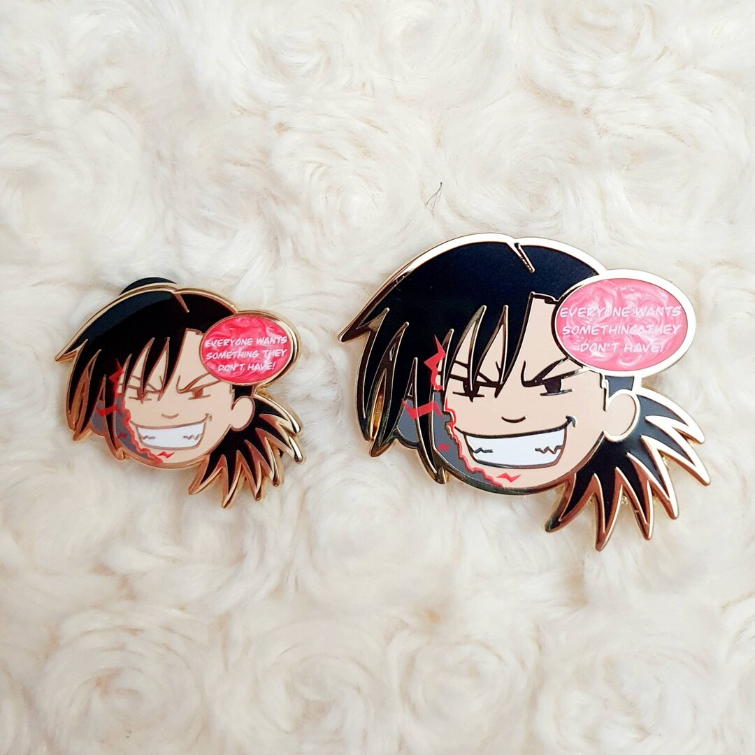 Greedling Enamel Pins FMA Everyone Wants Something They Don't Have - Etsy
