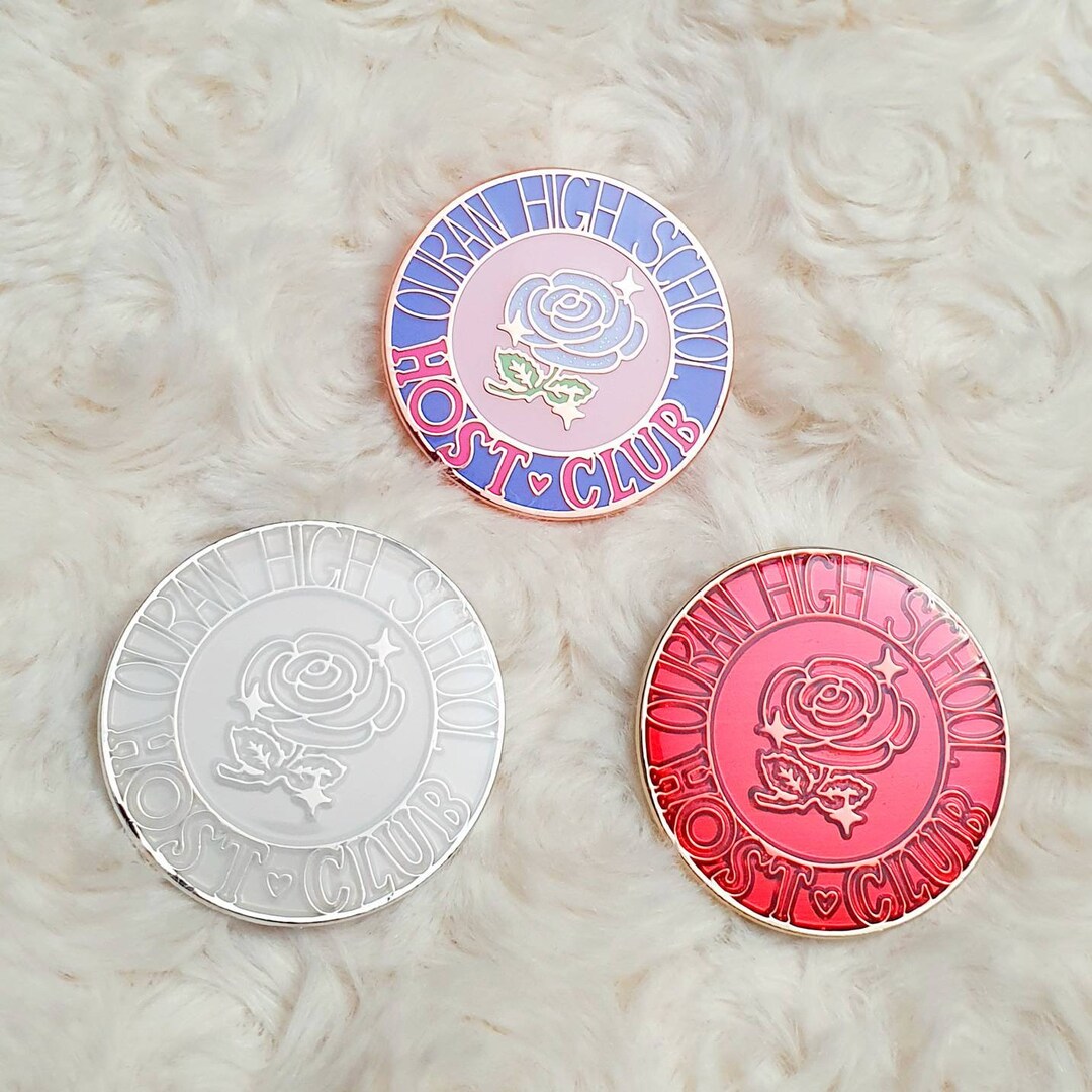 Host Club Member Enamel Pin - Etsy