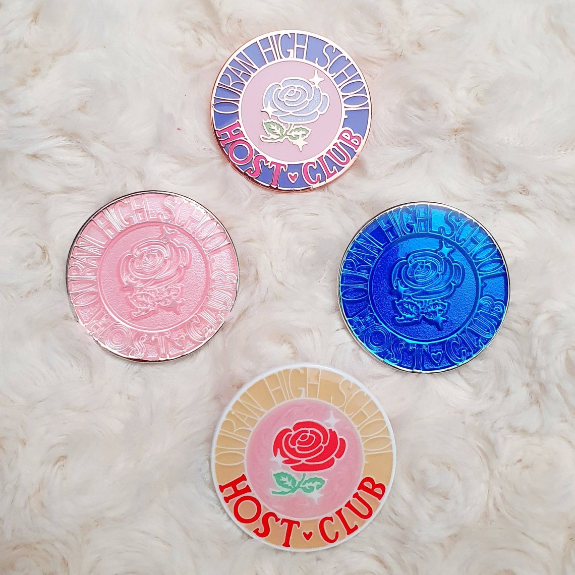 Host Club Member Enamel Pin - Etsy