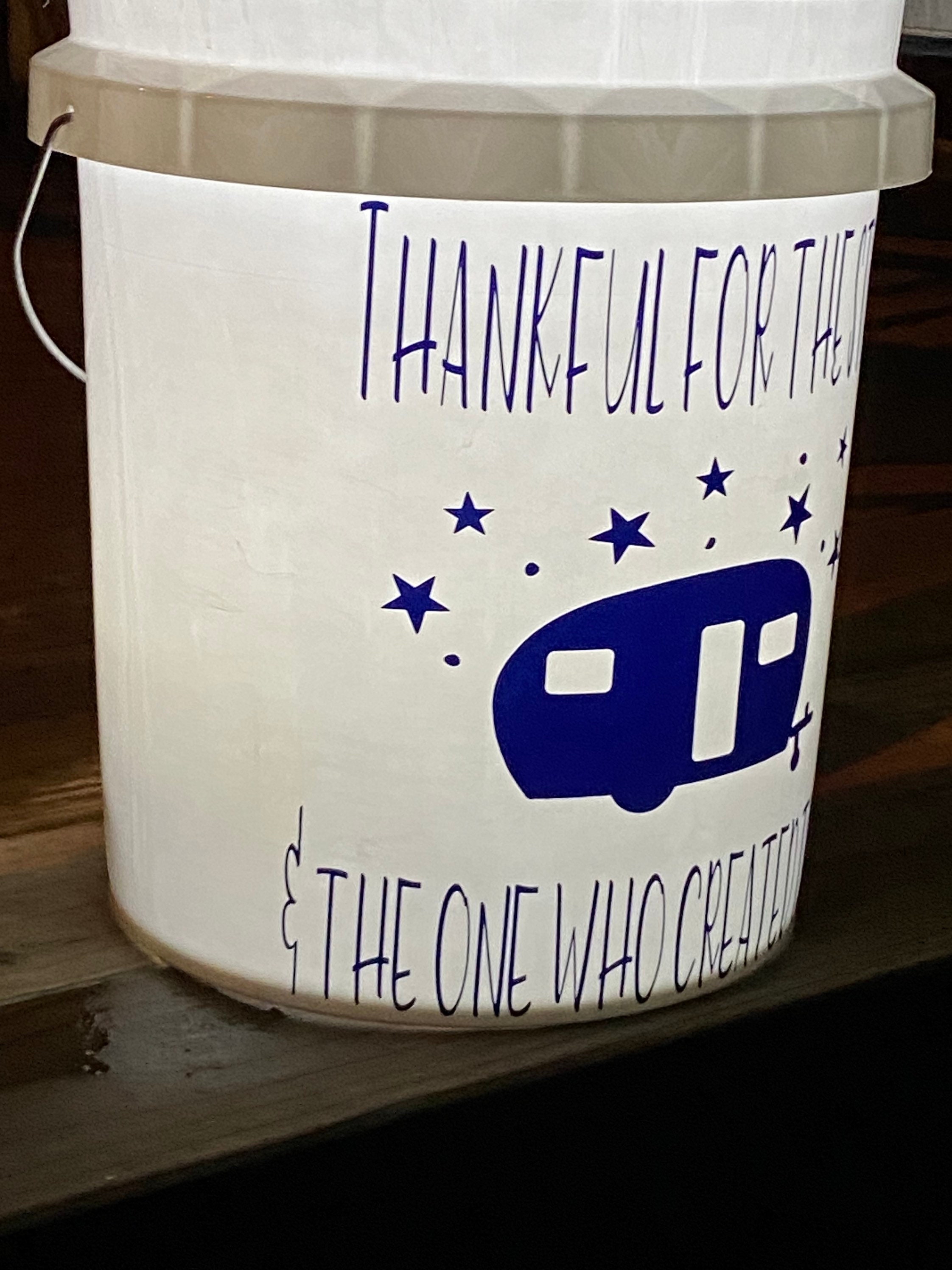 Camping Lighted Bucket - Etsy