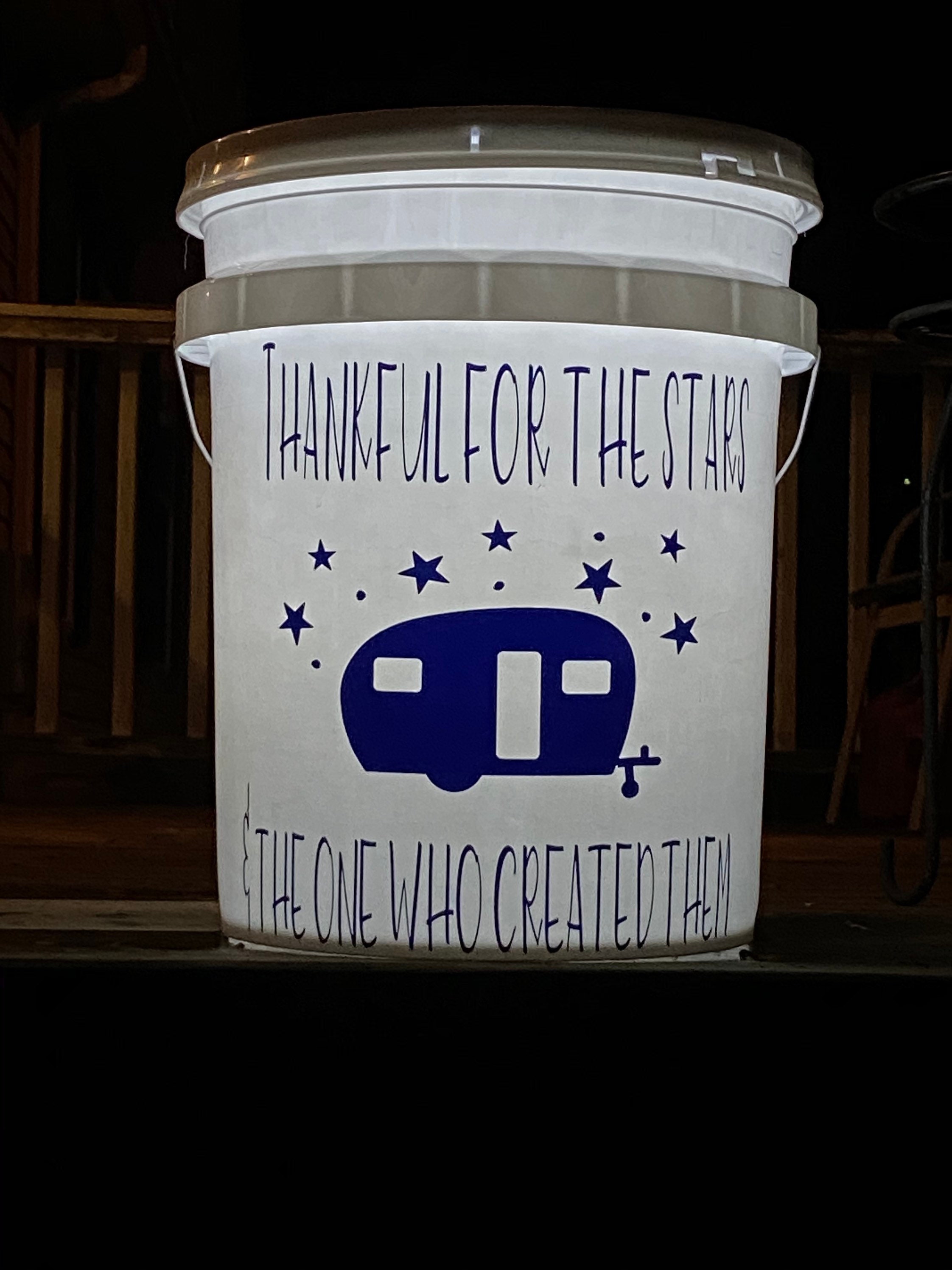 Camping Lighted Bucket - Etsy