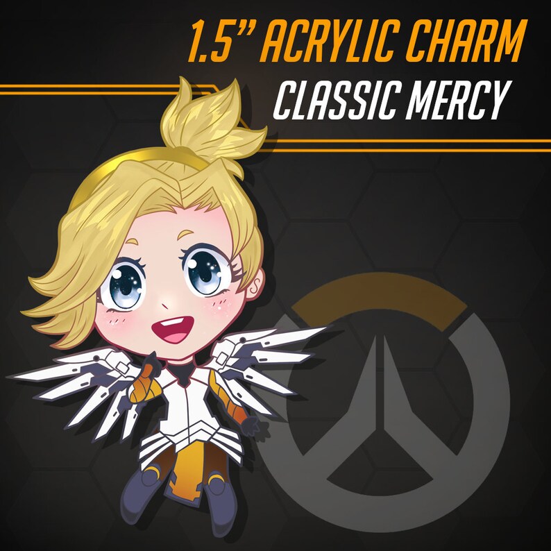 Classic Mercy 1.5 Double-sided Acrylic Charm - Etsy