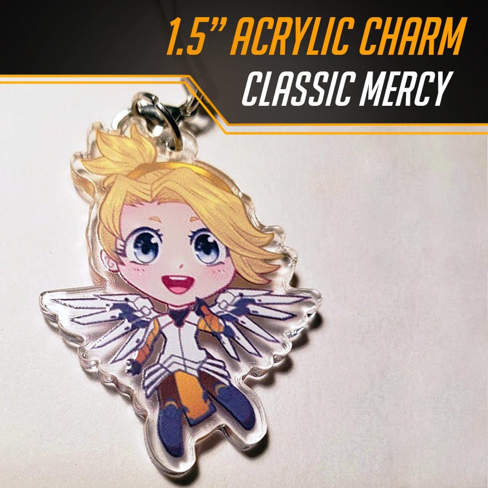 Classic Mercy 1.5 Double-sided Acrylic Charm - Etsy