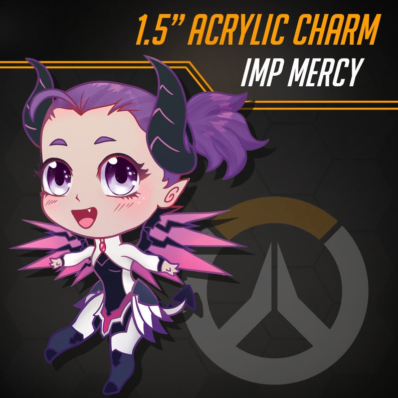 Imp Mercy 1.5 Double-sided Acrylic Charm - Etsy