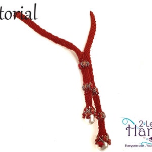 Tutorial Beaded Lariat, Necklace Beaded Tutorial, Beading Patterns Pdf ...