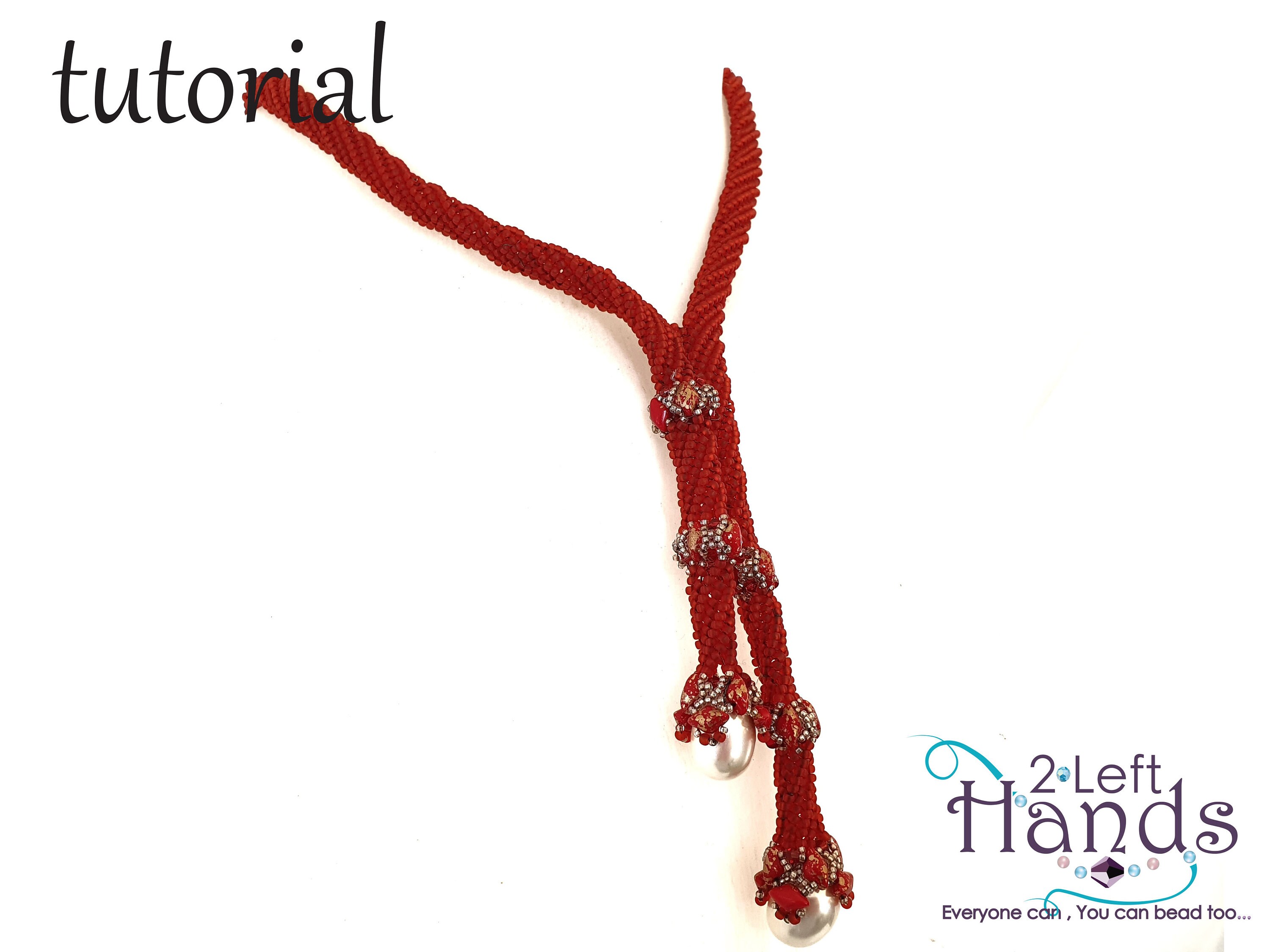 Tutorial Beaded Lariat, Necklace Beaded Tutorial, Beading Patterns Pdf ...