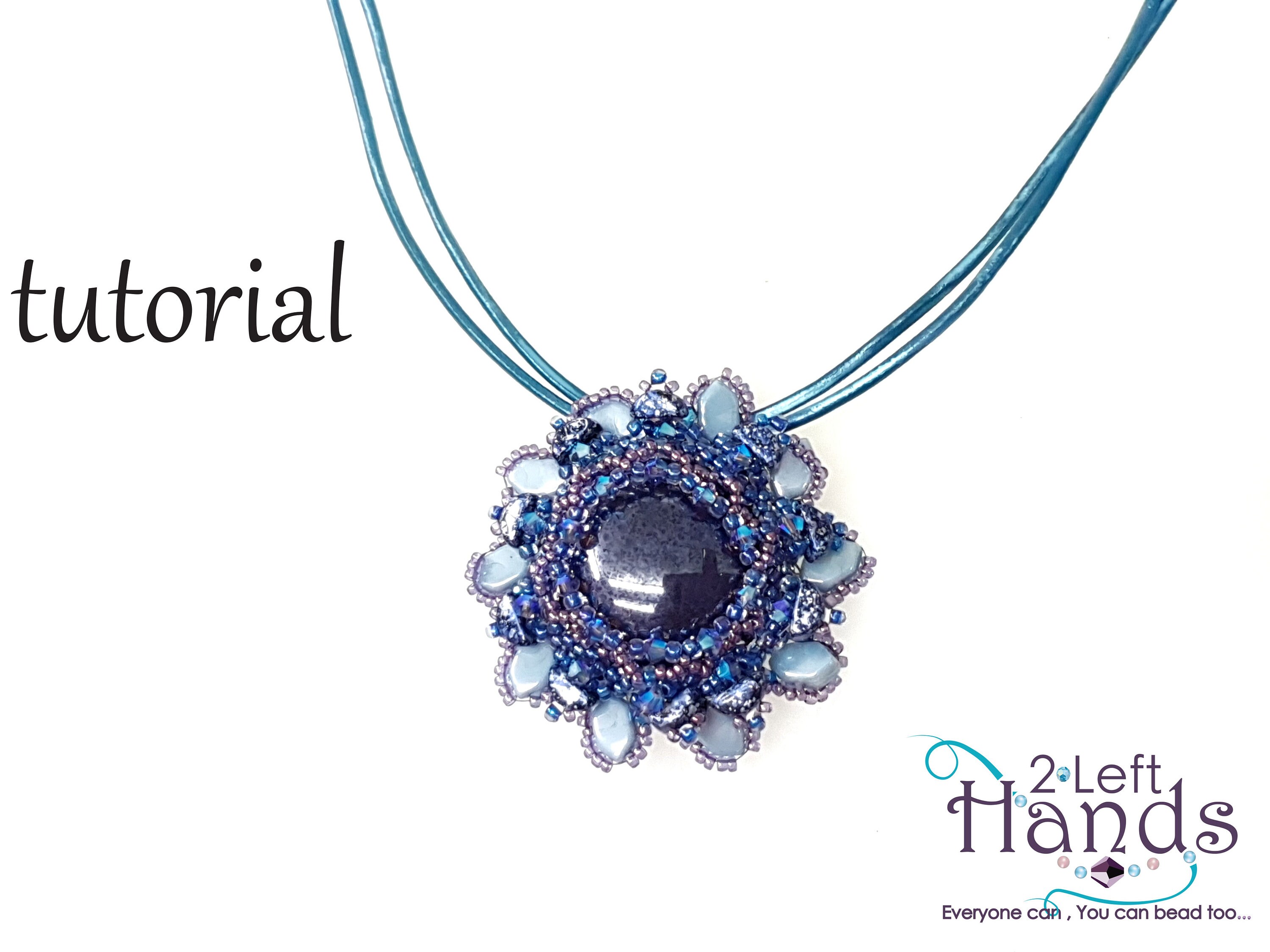 Beaded Netting Tutorial, Beaded Pendant Tutorial, Beading Tutorial ...