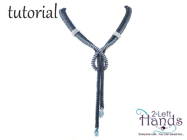 Tutorial Beaded Lariat, Necklace Beaded Tutorial, Beading Patterns Pdf ...