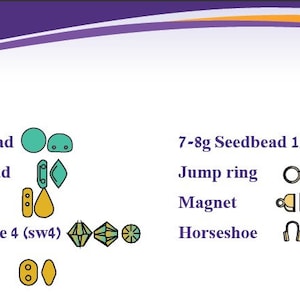 Beaded Netting Patterns, Beaded Necklace Tutorial, Step by Step Pattern ...