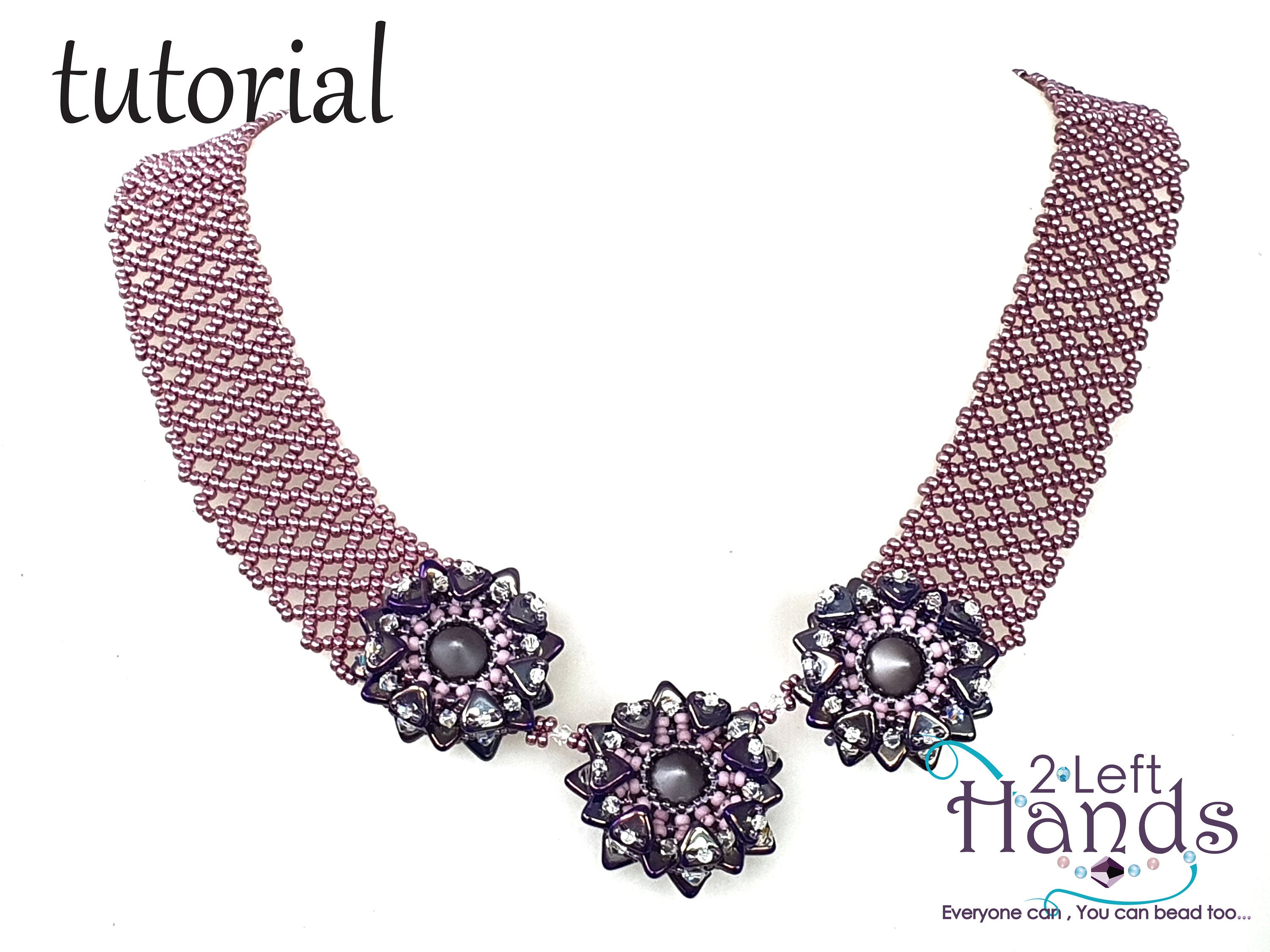 Tutorial Beading Necklace Beading Patterns, Cubic Right Angle Weave Tutorial, Patterns for ...