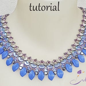 Turquise Tutorial Necklace, Collar Necklace Tutorial, Beading Patterns Pdf, Beadweaving Patterns ...