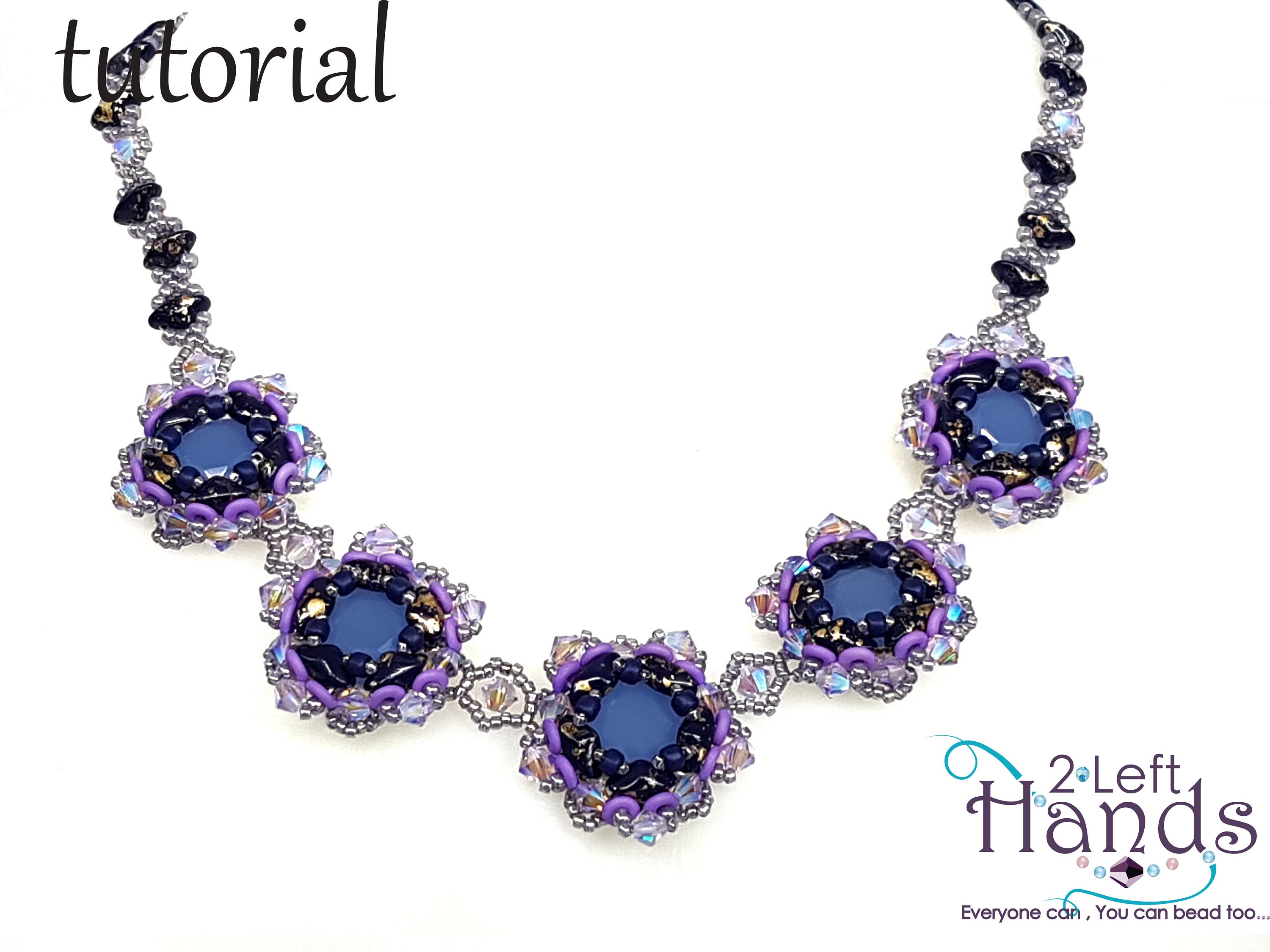 RAW PDF Pattern Beaded Necklace Beadweaving Tutorial - Etsy