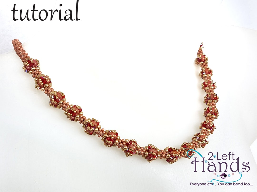 Beading Tutorial, Bead Weaving Pattern, Necklace Pattern, Bead Weaving ...