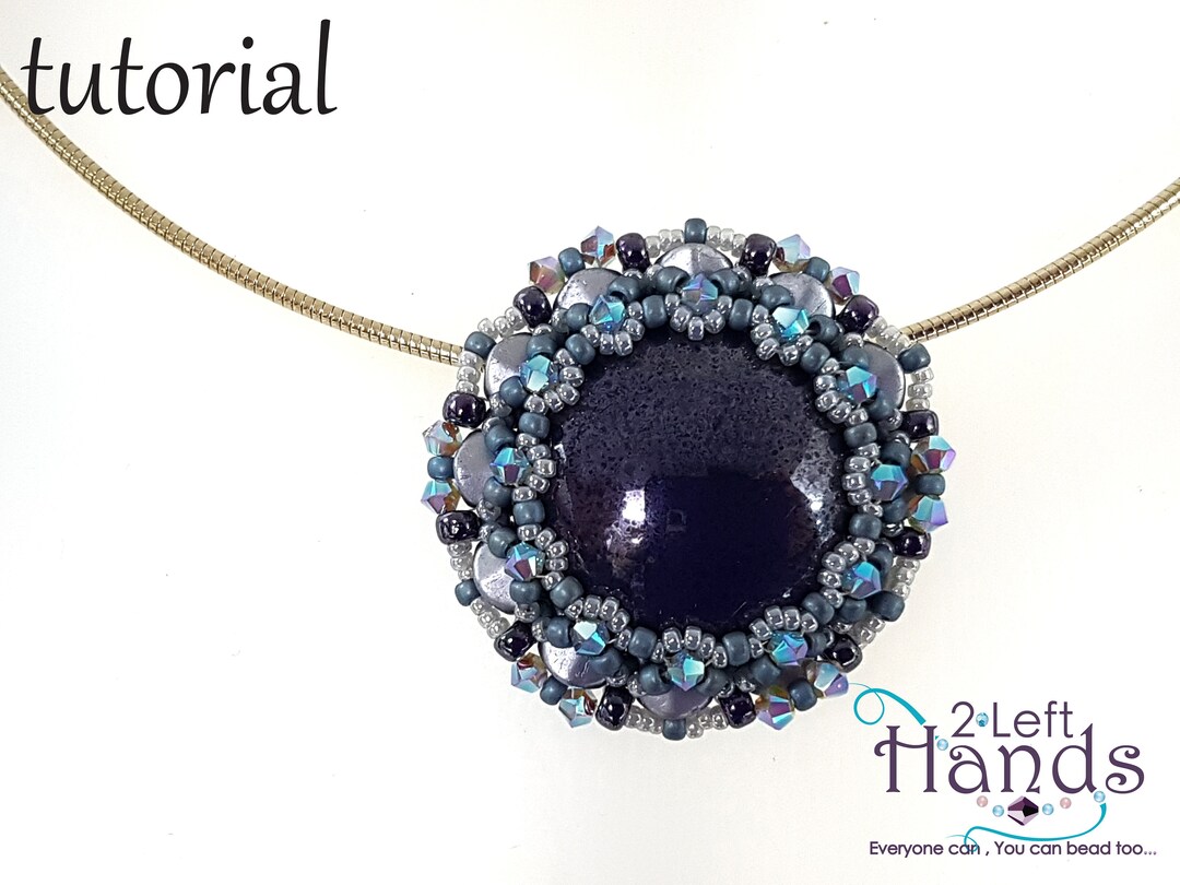 Beading Tutorial, Beadwork Pendant, Bead Weaving Patterns, Beading ...