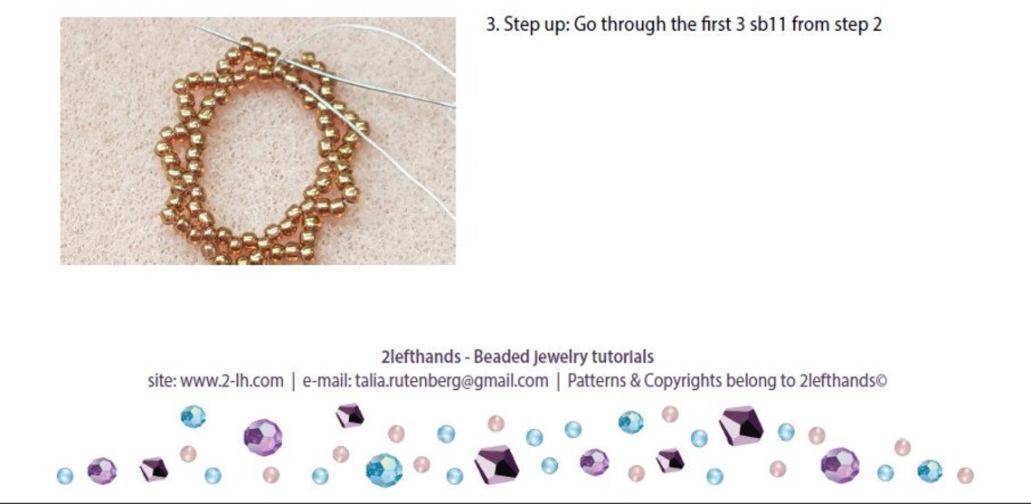 Beaded Netting Tutorial, Beaded Pendant Tutorial, Beading Tutorial ...