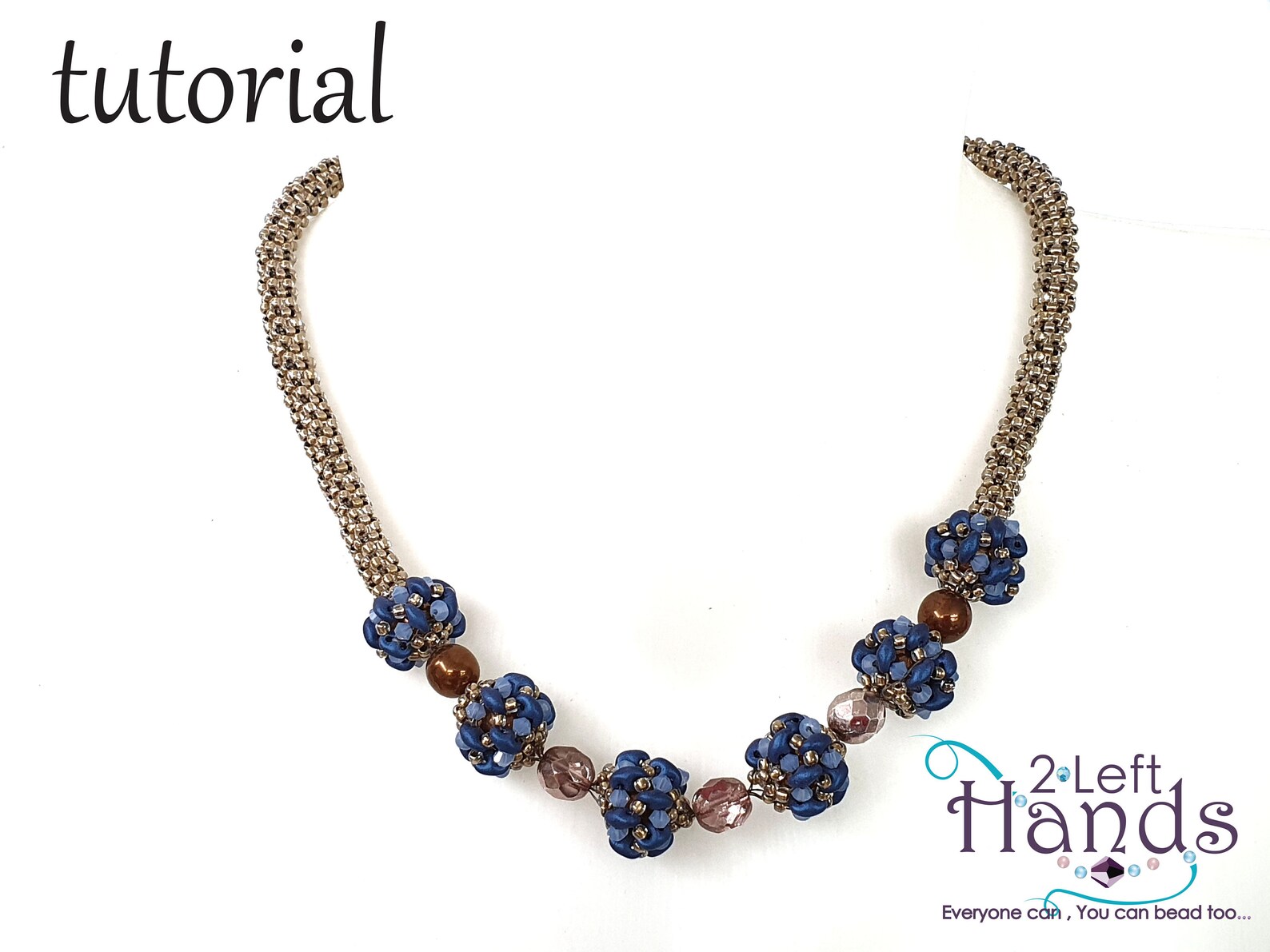 Tutorial Beaded Necklace, Craw Necklace Beaded Tutorial, Beading ...