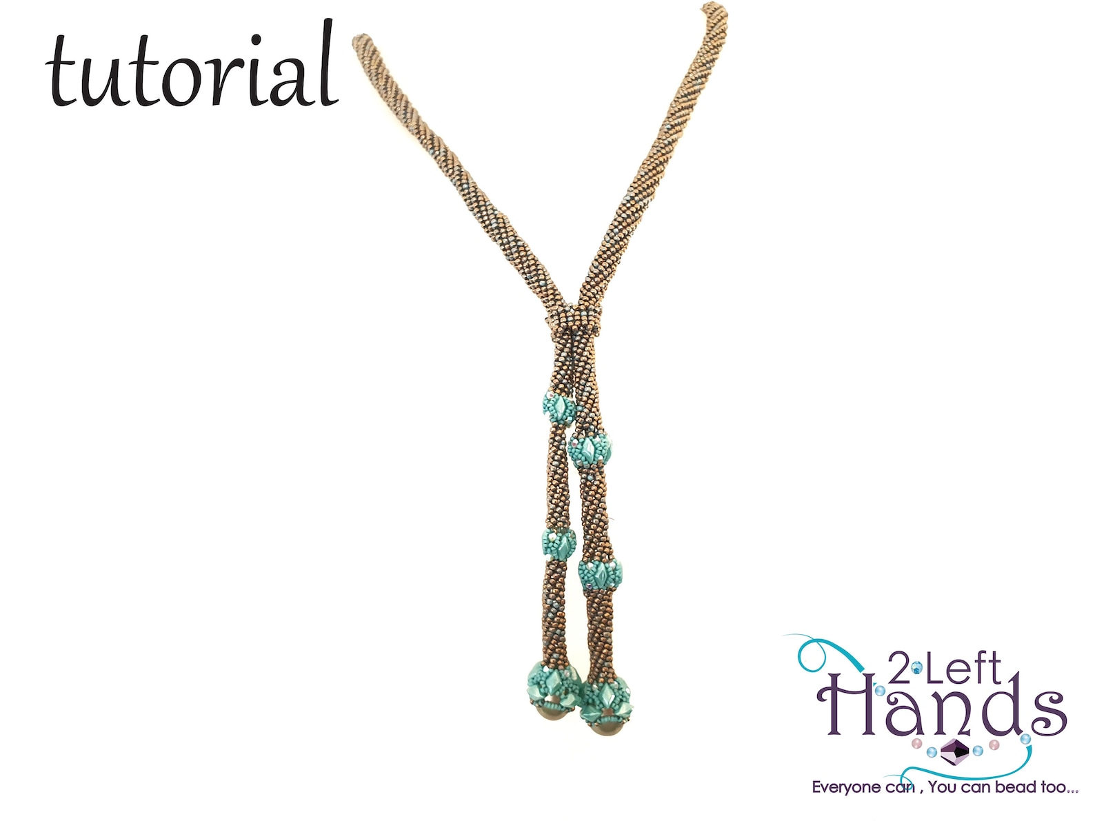 Tutorial Beaded Lariat, Necklace Beaded Tutorial, Beading Patterns Pdf ...