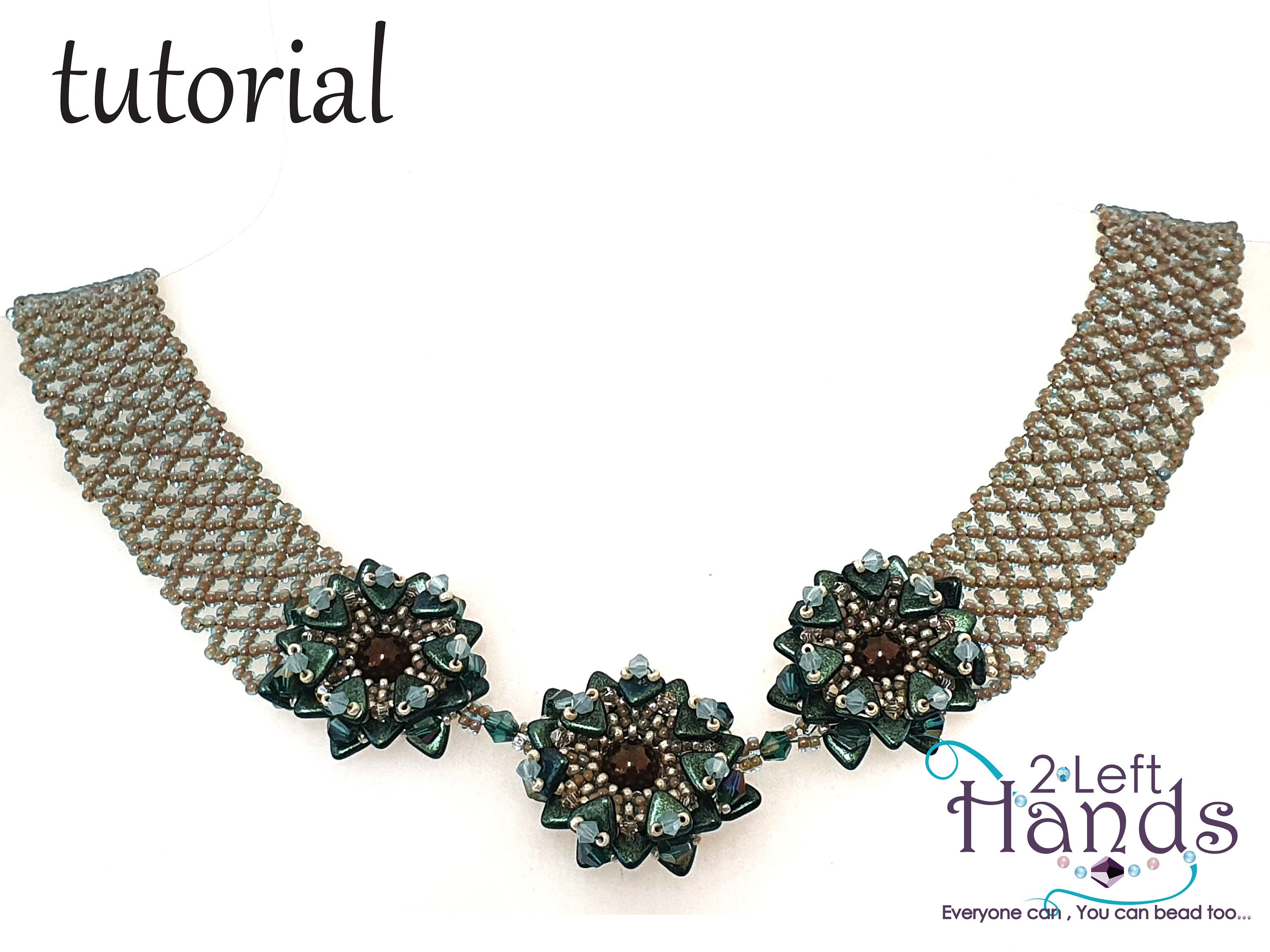 Tutorial Beading Necklace Beading Patterns, Cubic Right Angle Weave Tutorial, Patterns for ...