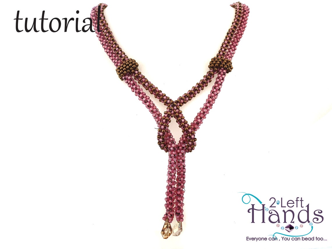 Tutorial Beaded Lariat, Necklace Beaded Tutorial, Beading Patterns Pdf ...