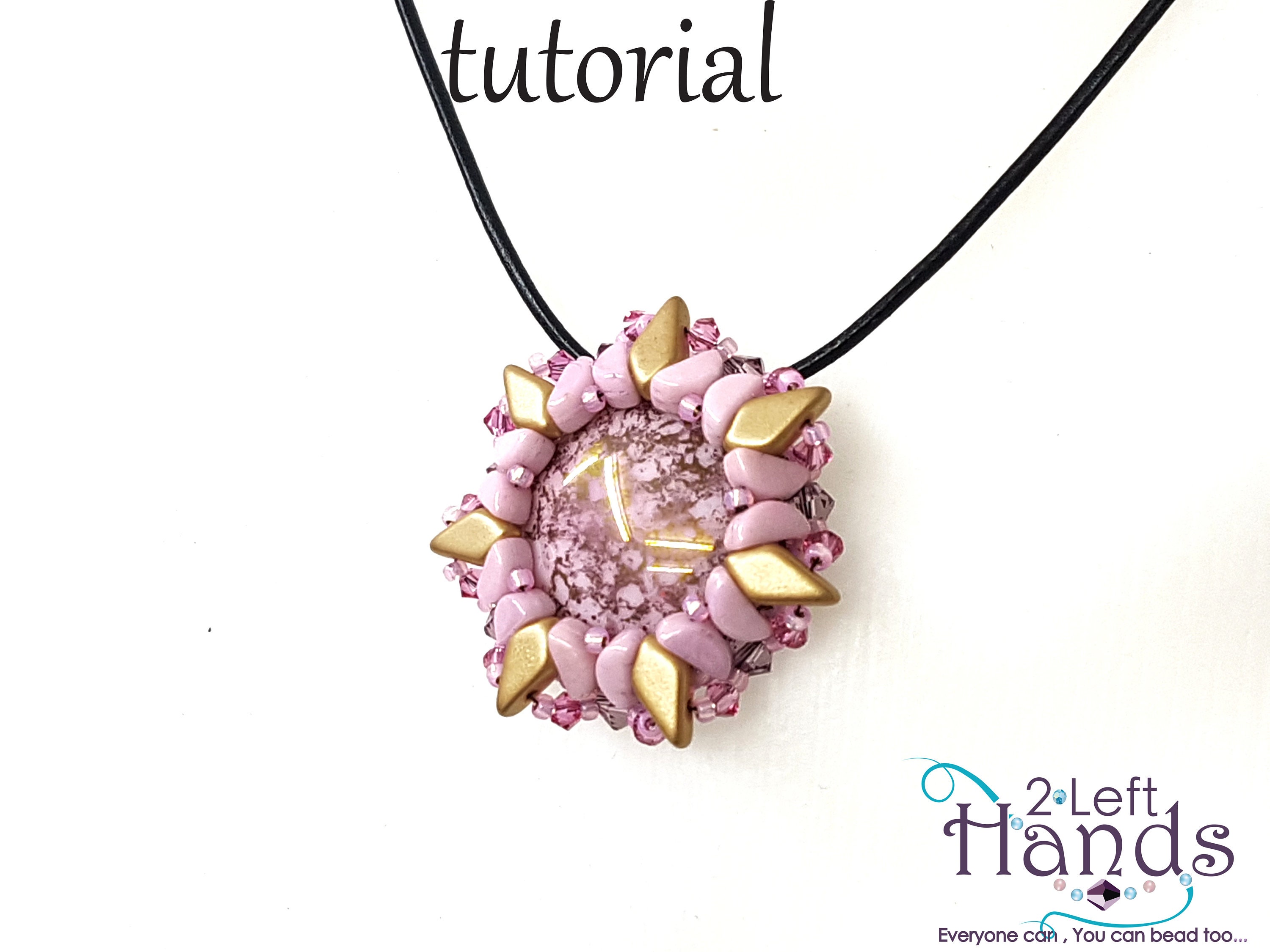 Netting Tutorial Beaded Pendant Tutorial Netting Pendant Beading ...