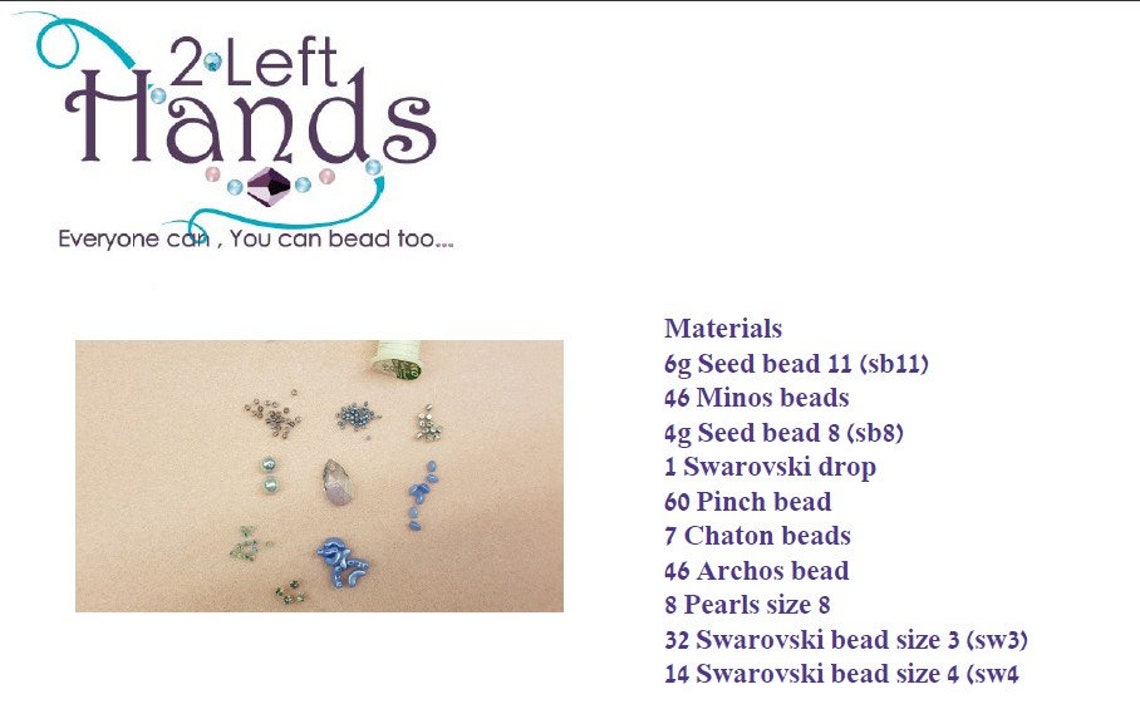 RAW Pattern Necklace Pattern Beading Tutorial Beadweaving - Etsy