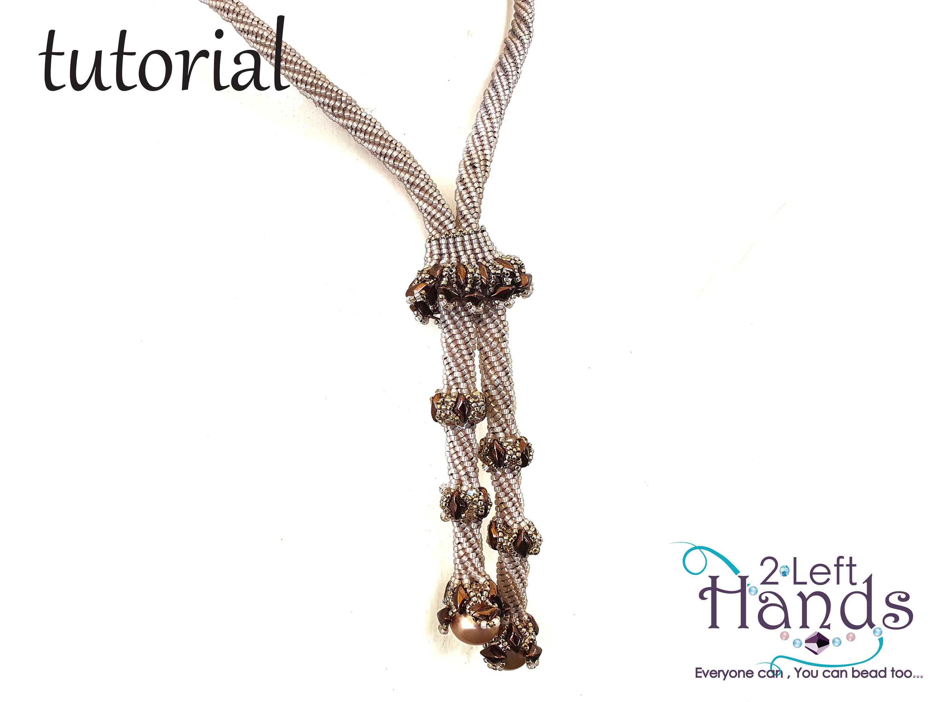 Tutorial Beaded Lariat, Necklace Beaded Tutorial, Beading Patterns Pdf ...