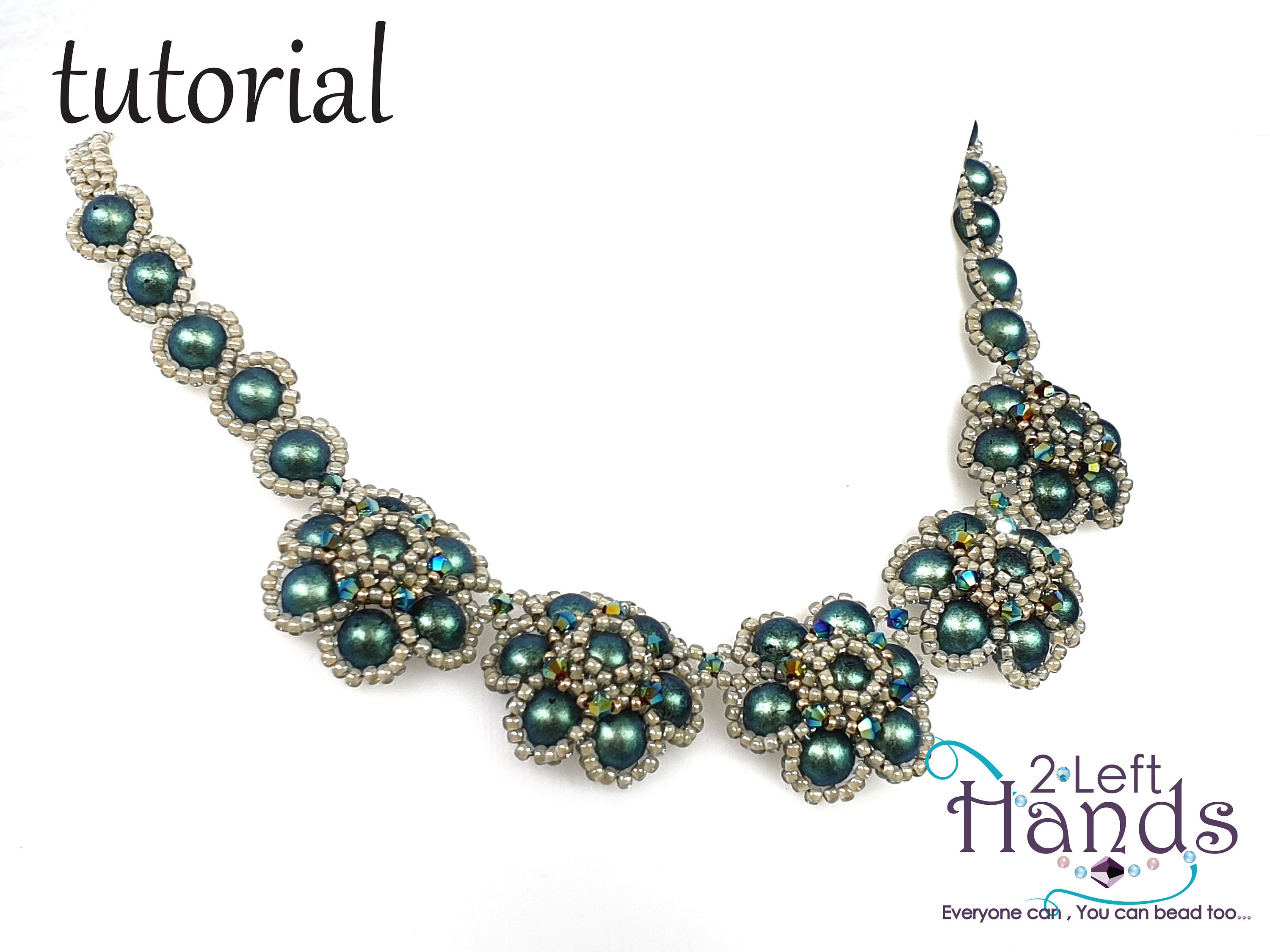 Right Angle Weave Necklace Tutorial Beading Pattern Beaded - Etsy
