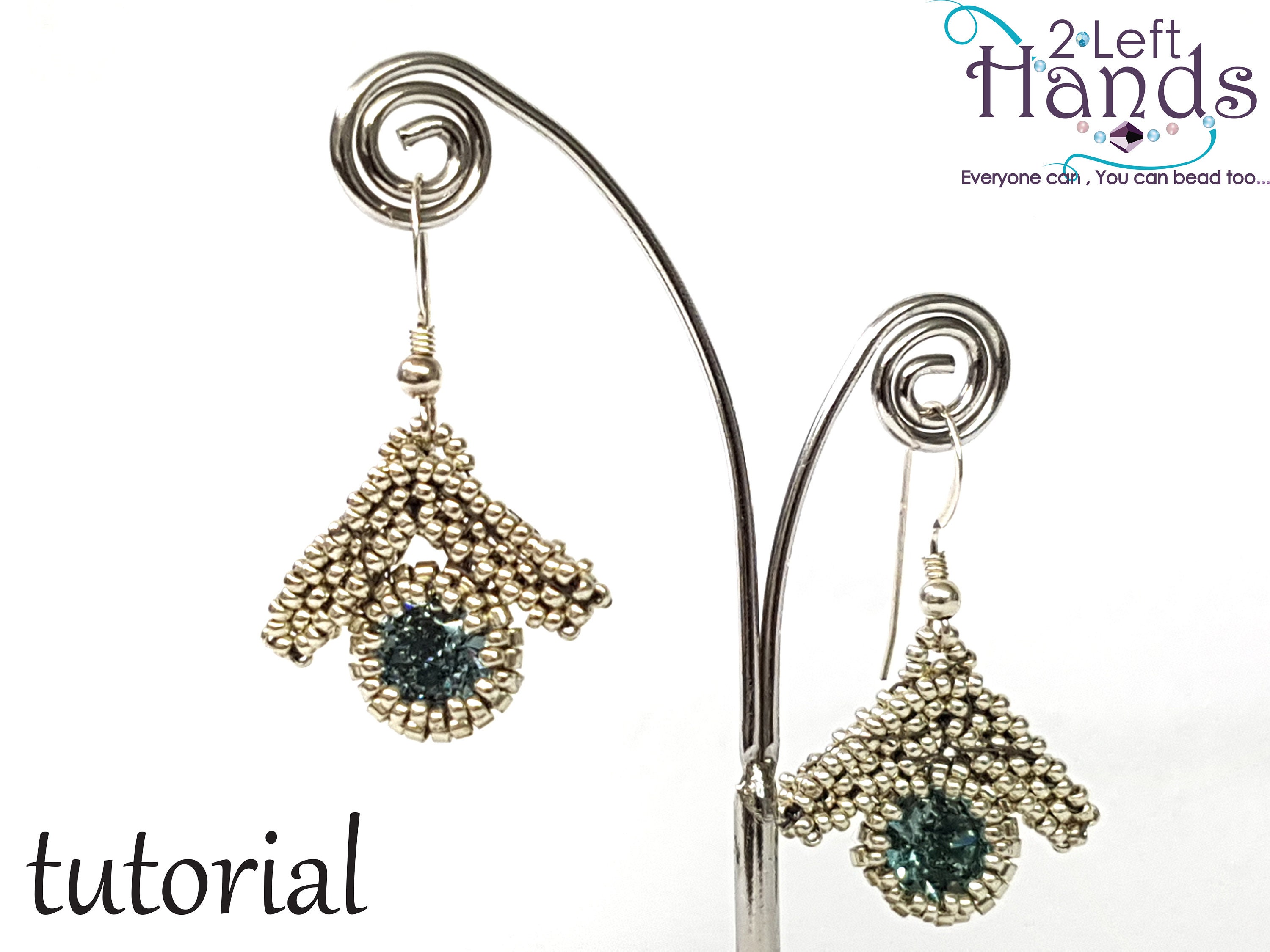 Right Angle Weave Earrings Tutorial, Beading Patterns, CRAW Earrings ...