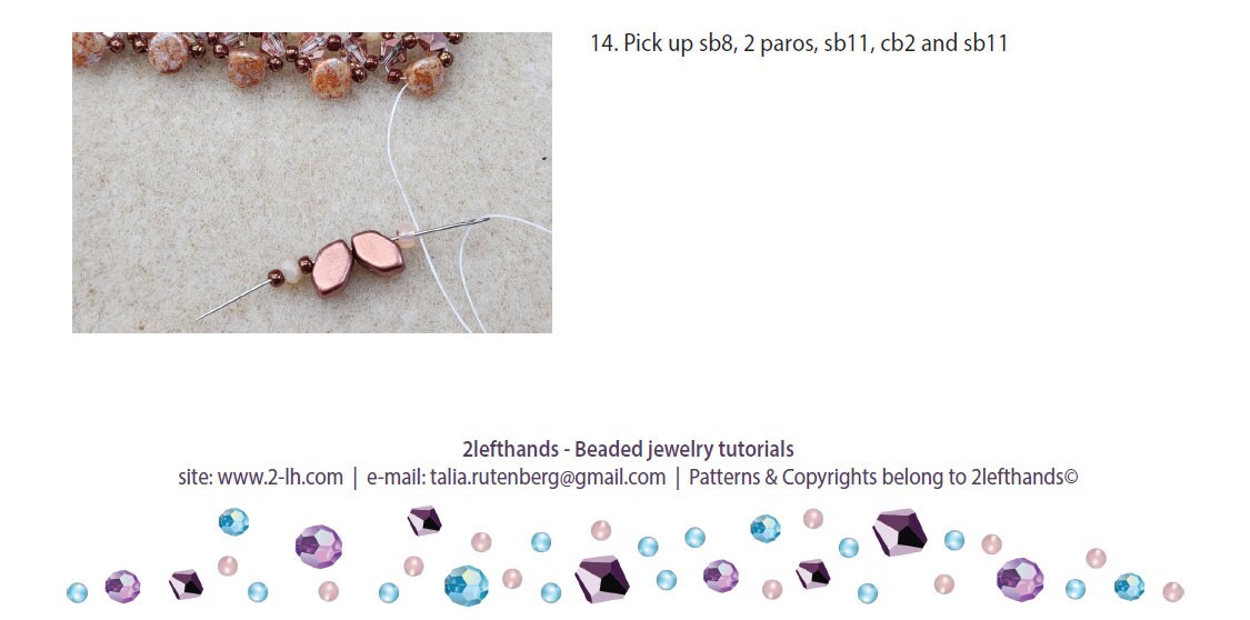 Beading Patterns, Right Angle Weave Necklace Tutorial, Patterns for ...