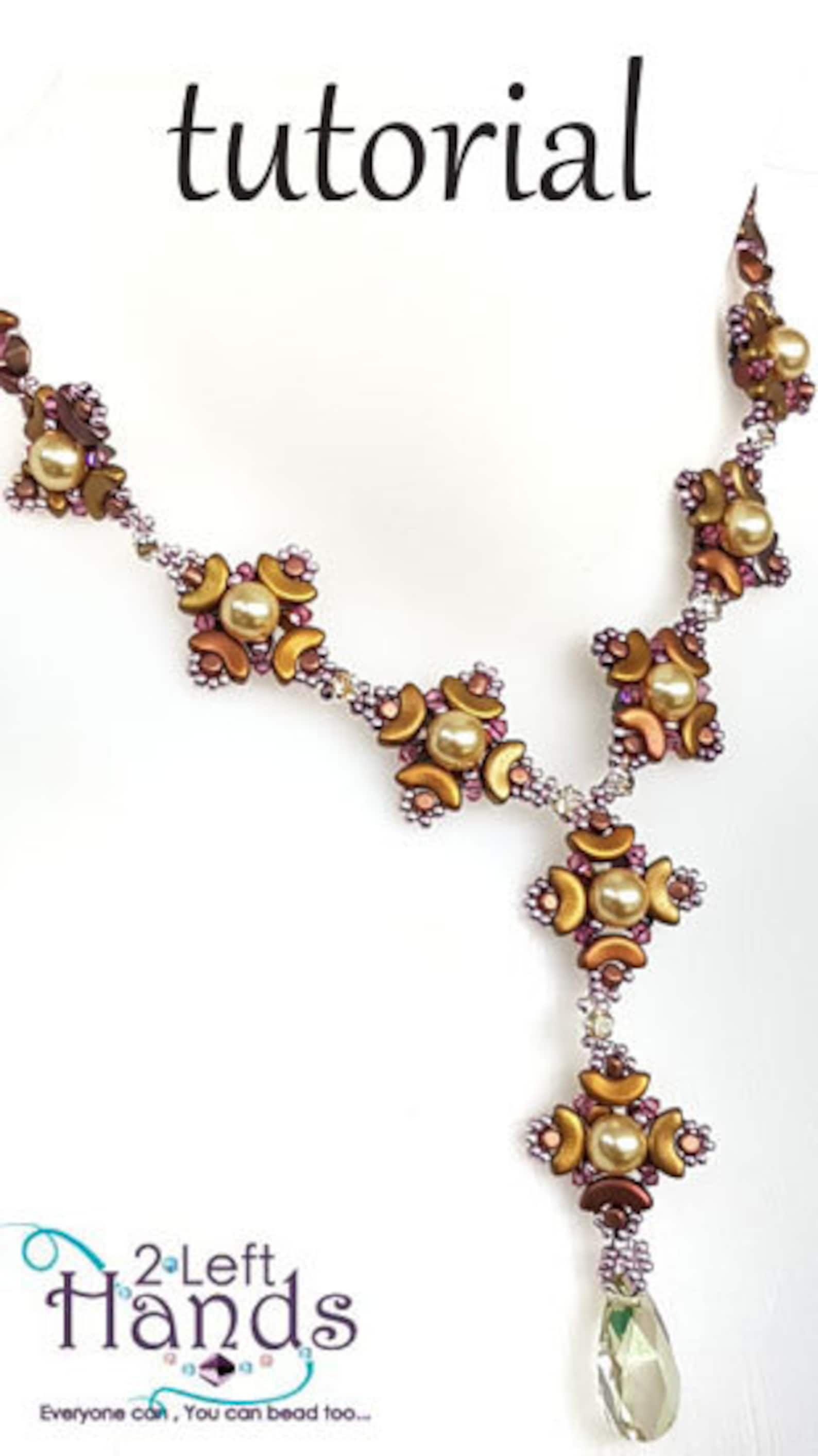 RAW Pattern Necklace Pattern Beading Tutorial Beadweaving - Etsy
