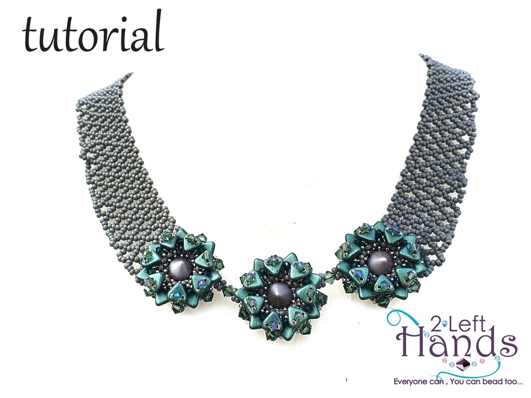 Tutorial Beading Necklace Beading Patterns, Cubic Right Angle Weave ...