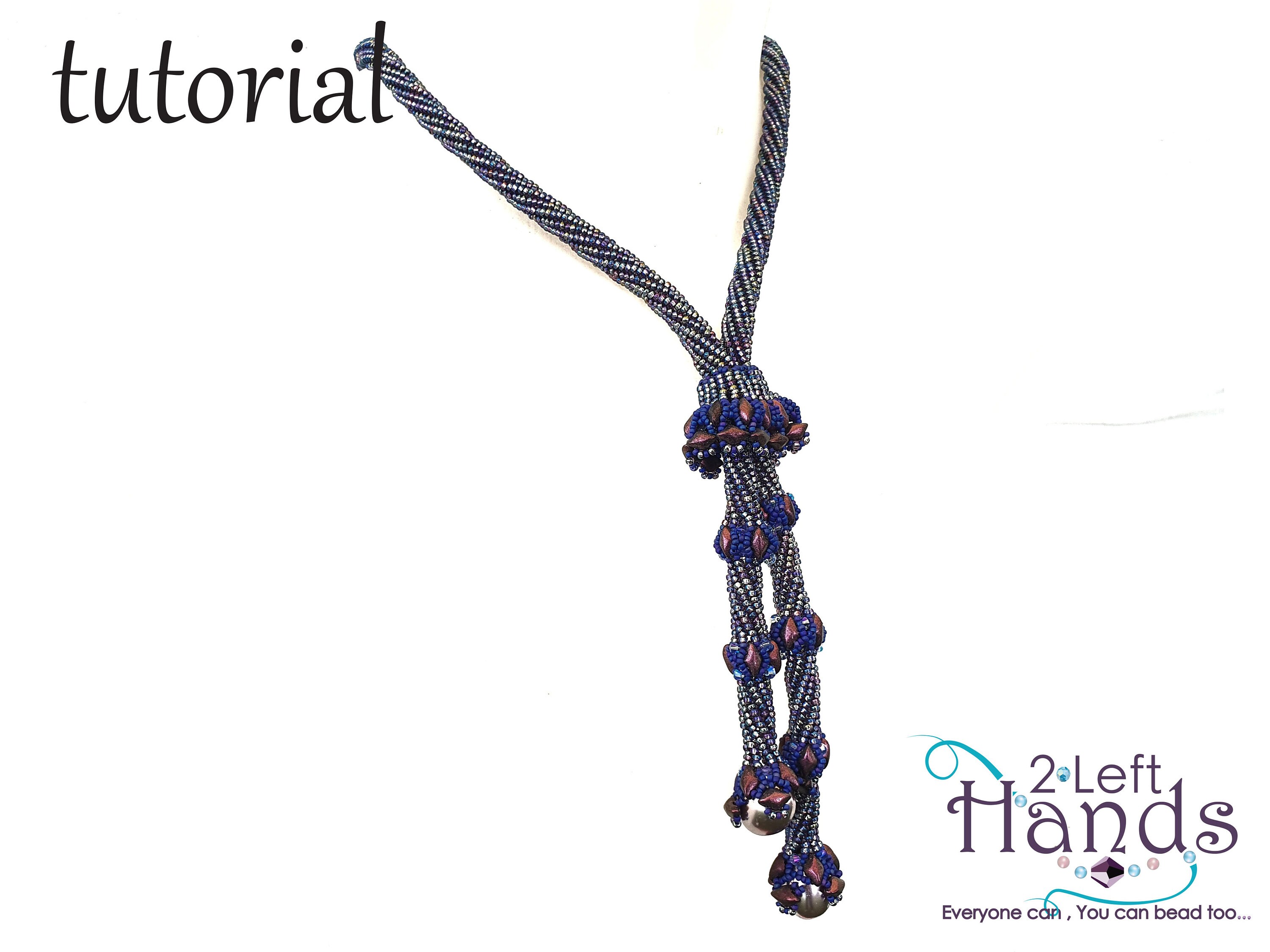 Tutorial Beaded Lariat, Necklace Beaded Tutorial, Beading Patterns Pdf ...