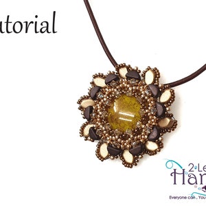 Beaded Netting Tutorial, Beaded Pendant Tutorial, Beading Tutorial ...