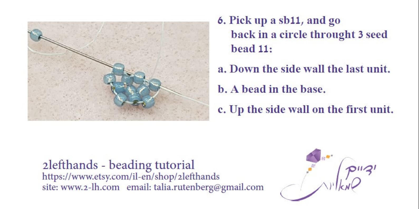 Beading Tutorial Beadwork Tutorial Bead Weaving Pattern - Etsy