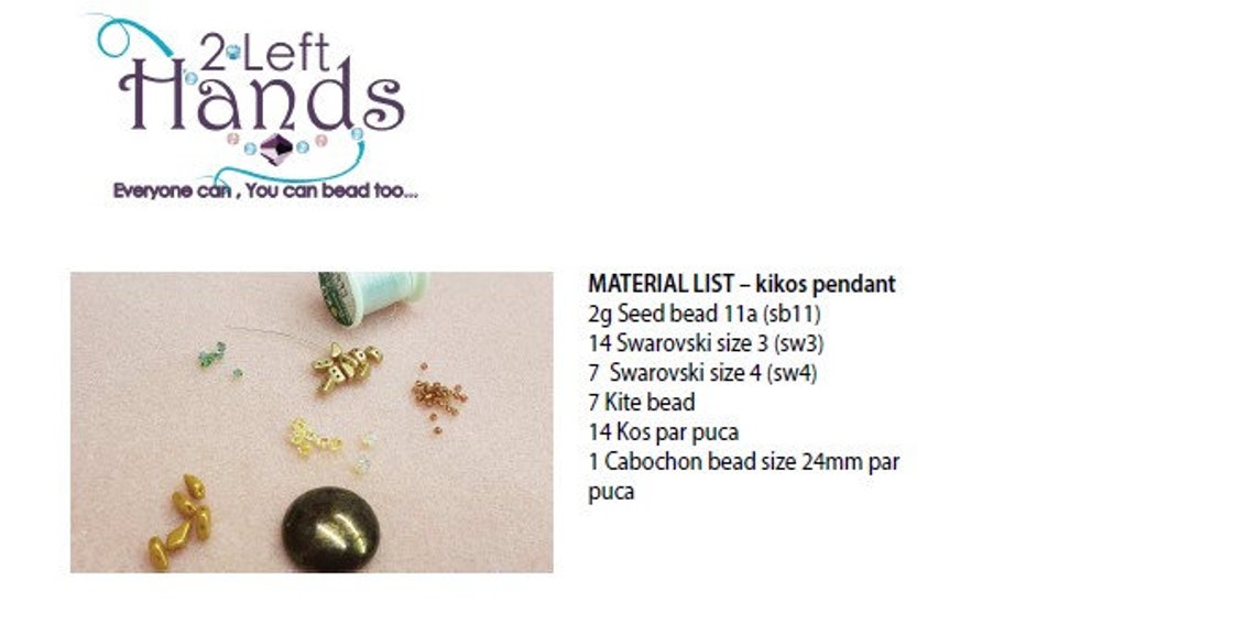 Netting Tutorial Beaded Pendant Tutorial Netting Pendant | Etsy