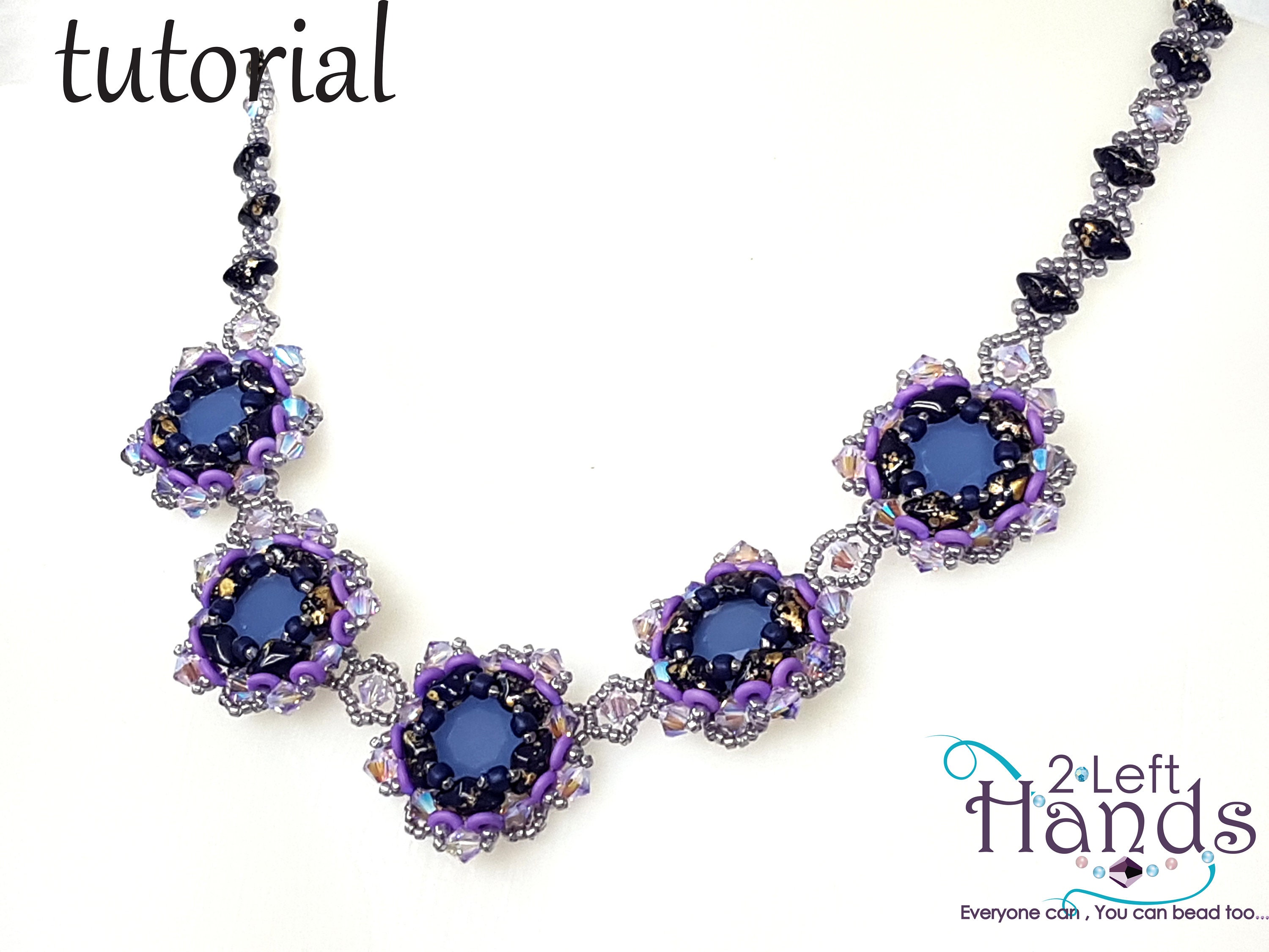 RAW PDF Pattern Beaded Necklace Beadweaving Tutorial - Etsy