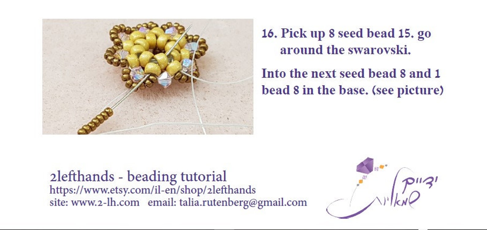 Right Angle Weave Earring Tutorial, Beading Patterns, Beadwoven Earring ...