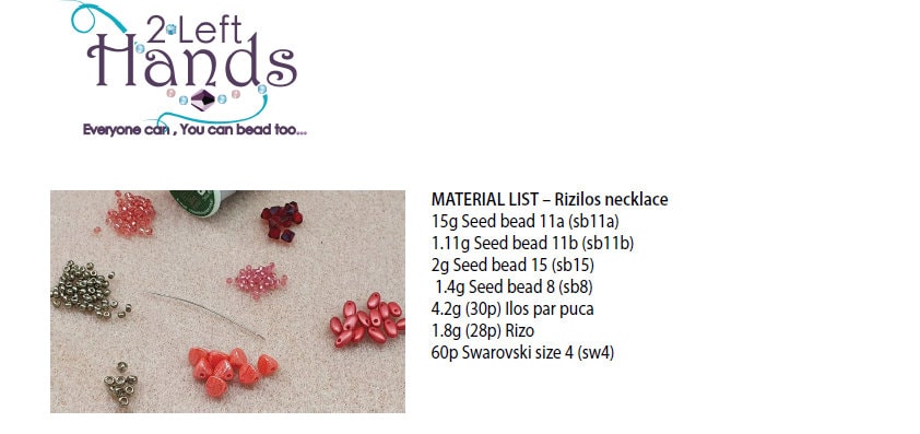 Beaded Netting Patterns, Beaded Necklace Tutorial, Step by Step Pattern ...