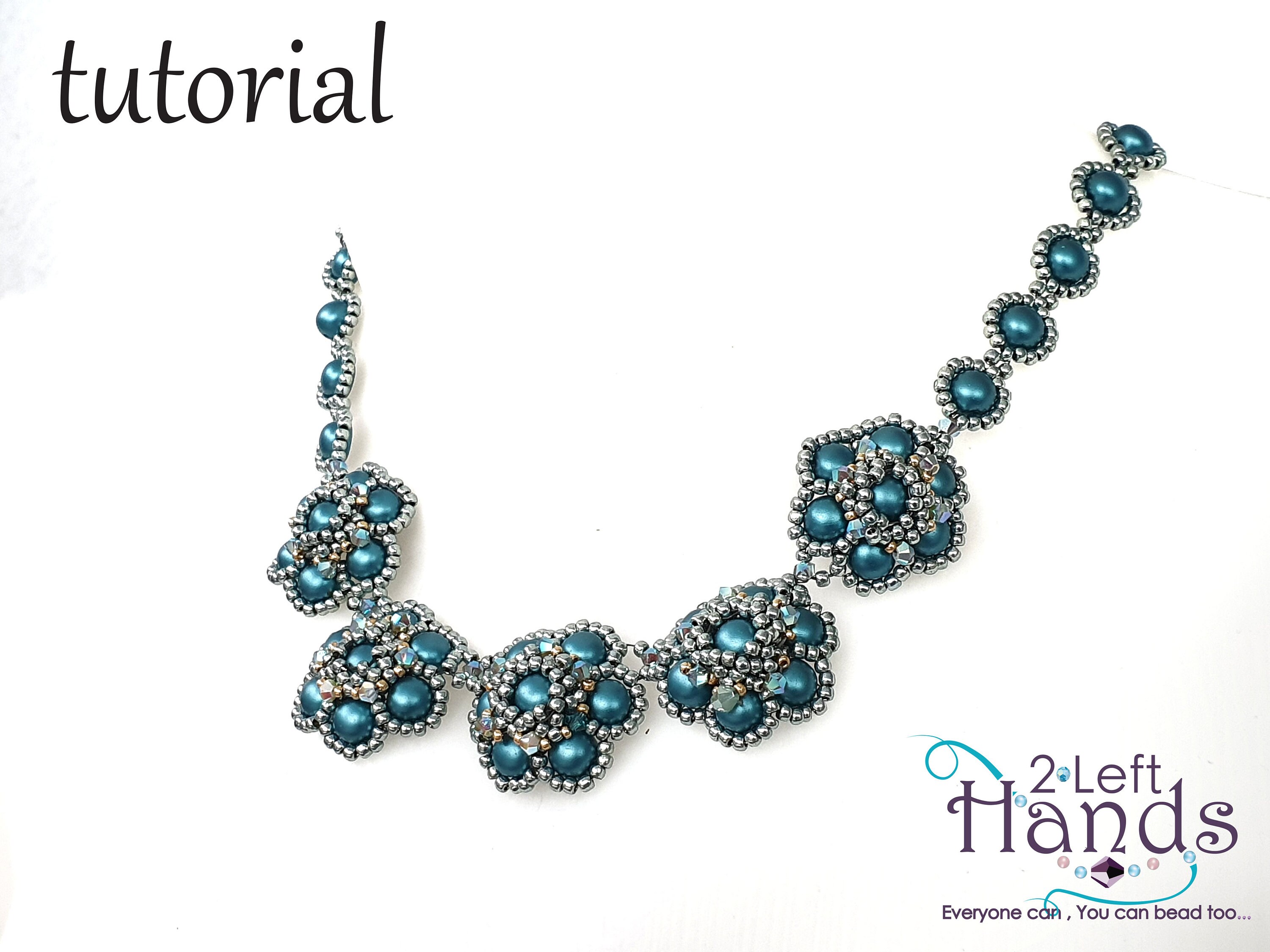 Right Angle Weave Necklace Tutorial Beading Pattern Beaded - Etsy